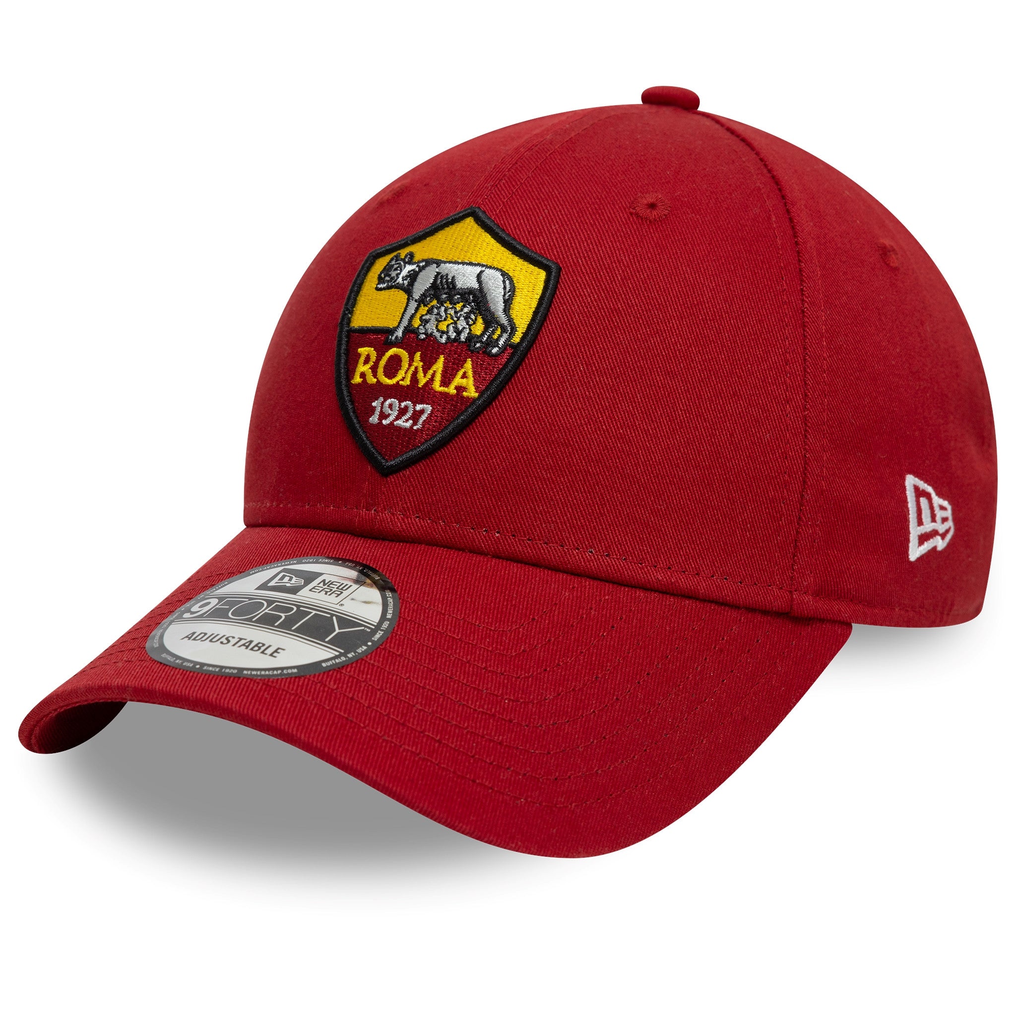 AS Roma Core 9Forty Cap Adults - Red | TheRaceWorks