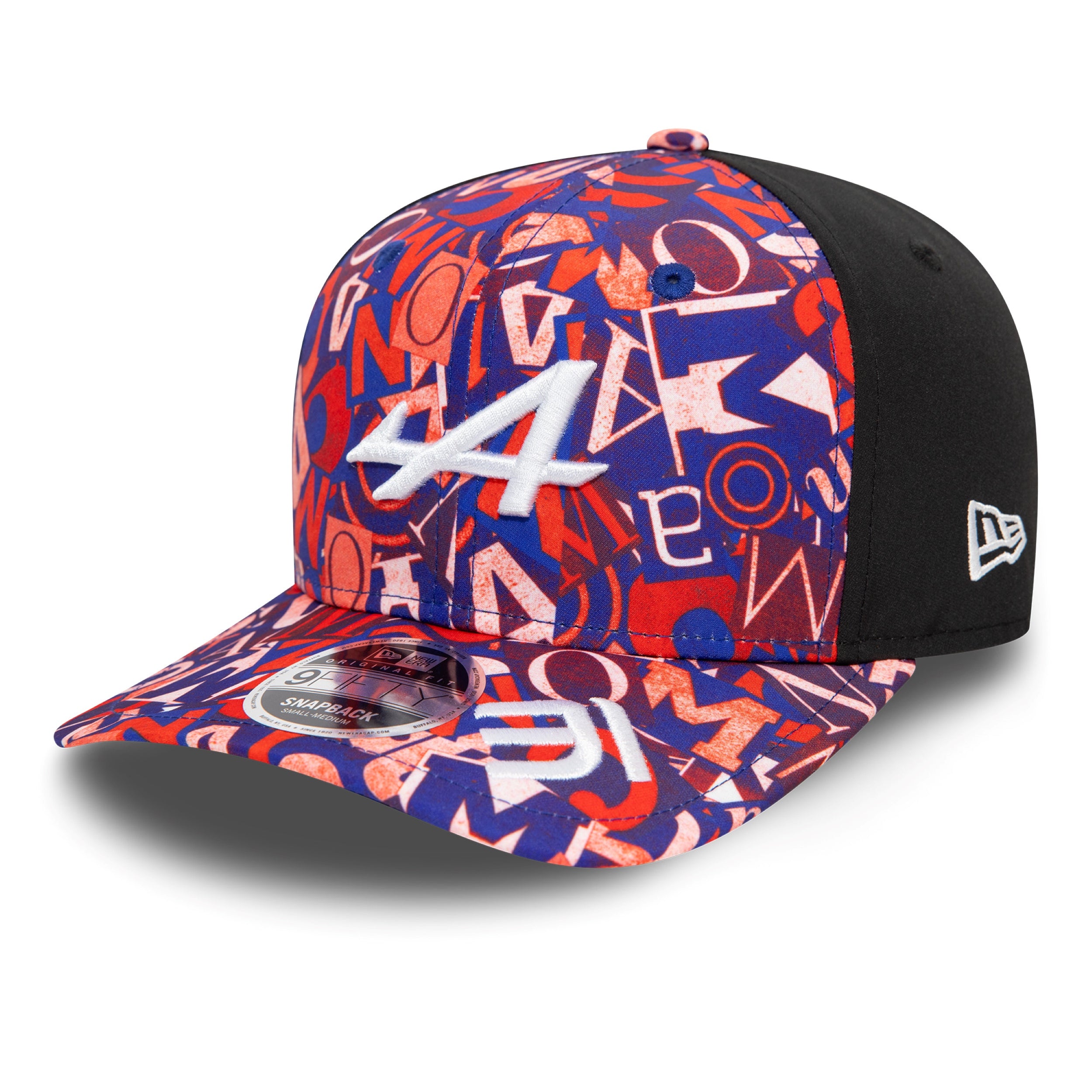 Alpine F1 Estaban Ocon Monaco 9Fifty Cap Pre Curve Cap Adults - Multic ...