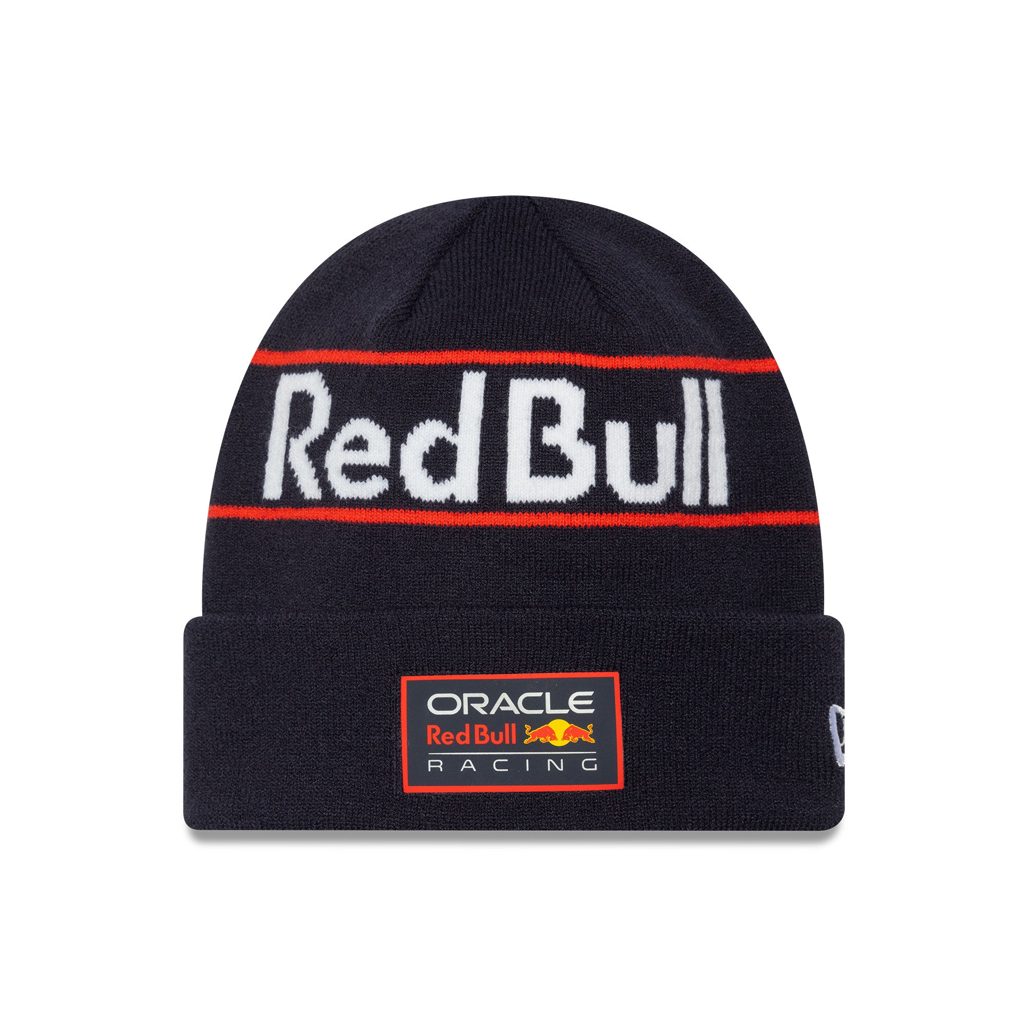 Red Bull Racing F1 Team 2025 Word Mark Cuff Knit Adults - Night Sky/Wh ...
