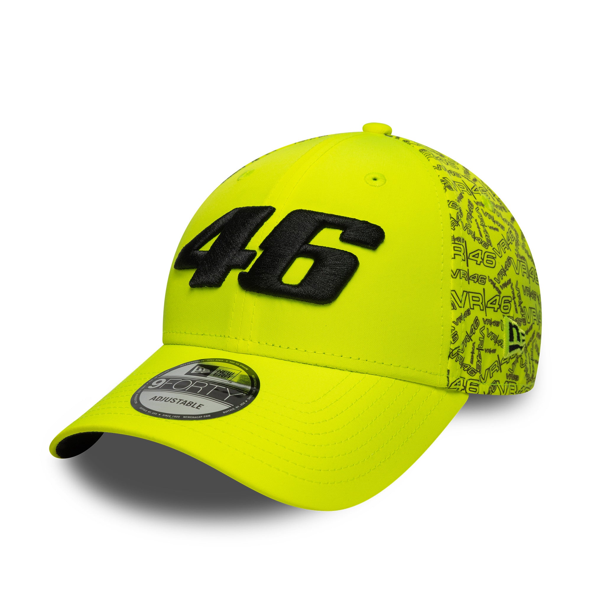 VR46 All Over Print 9Forty Cap Adults - Neon Yellow | TheRaceWorks