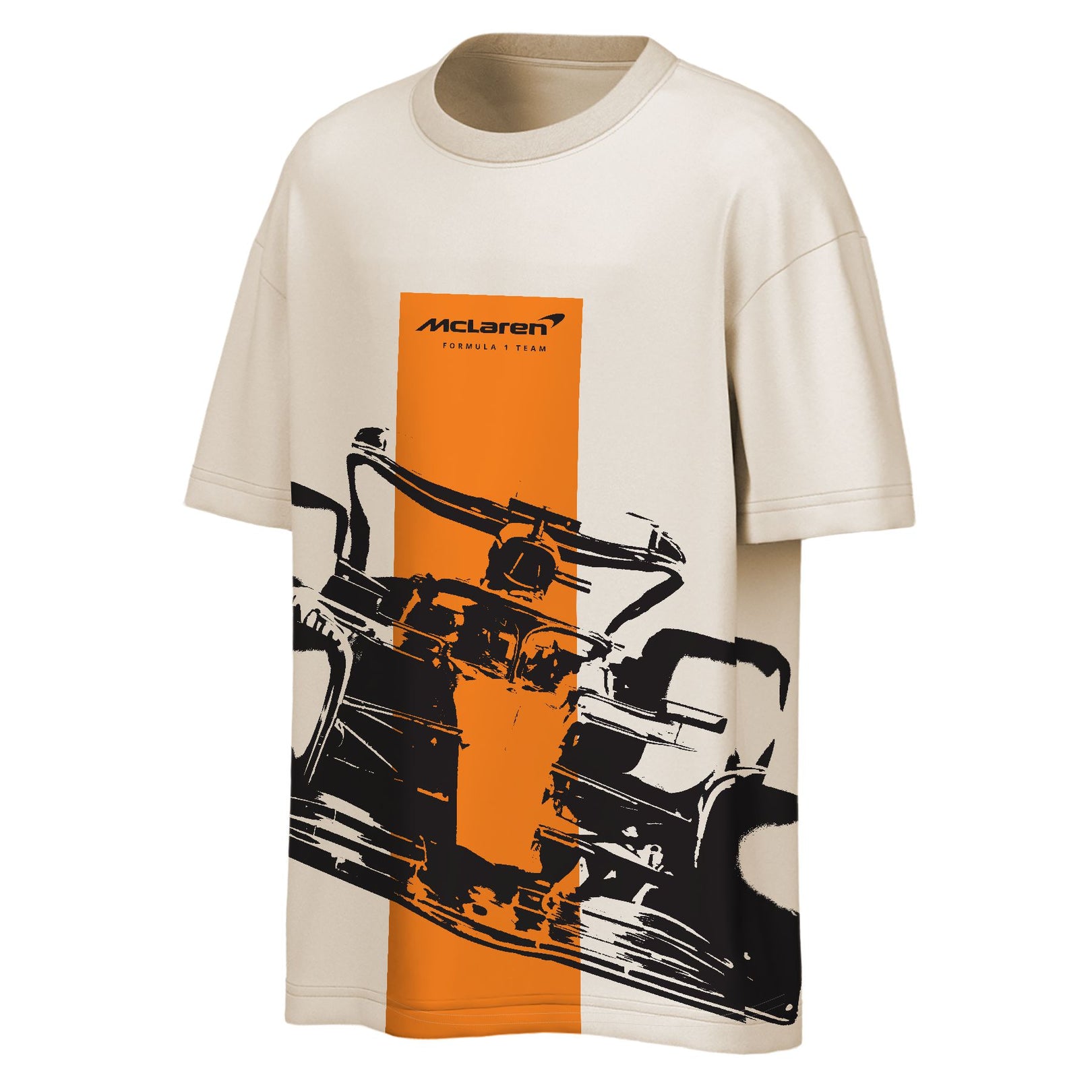 McLaren Racing F1 Race Ready Short Sleeve Tee Mens - Beige | TheRaceWorks