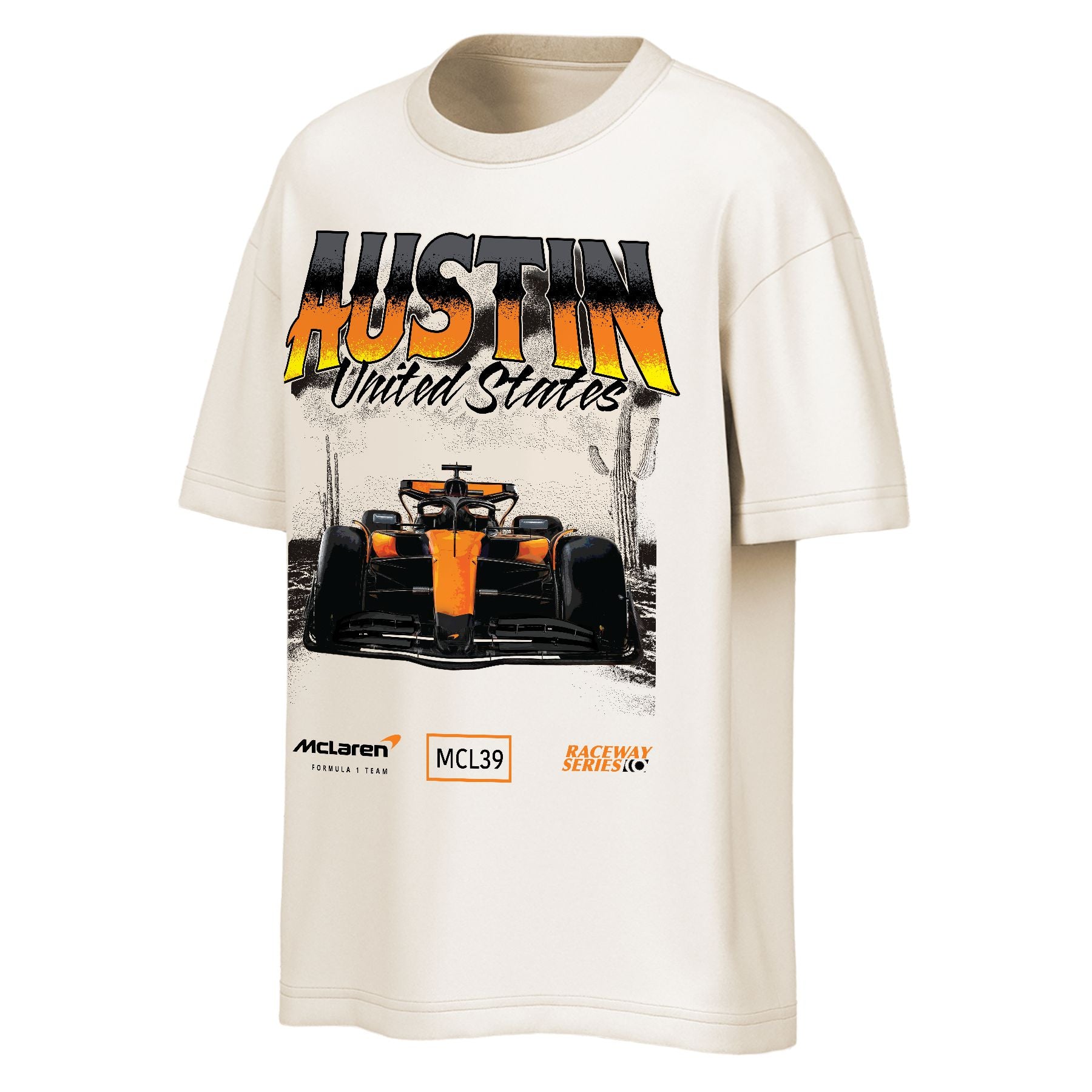 McLaren Racing F1 Raceway Series Austin Short Sleeve Heavyweight Tee M ...