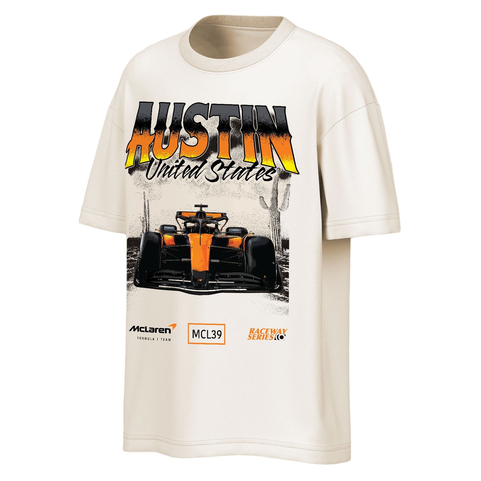 McLaren Racing F1 Raceway Series Austin Short Sleeve Heavyweight Tee M ...