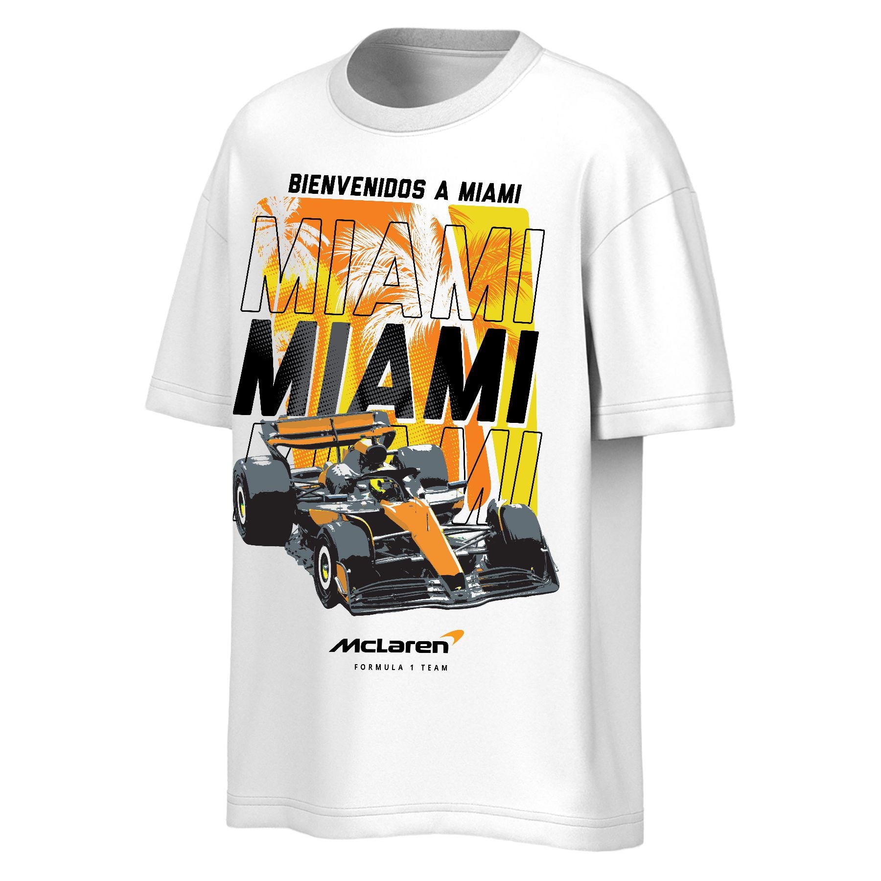 McLaren Racing F1 Raceway Series Miami Short Sleeve Heavyweight Tee Me ...